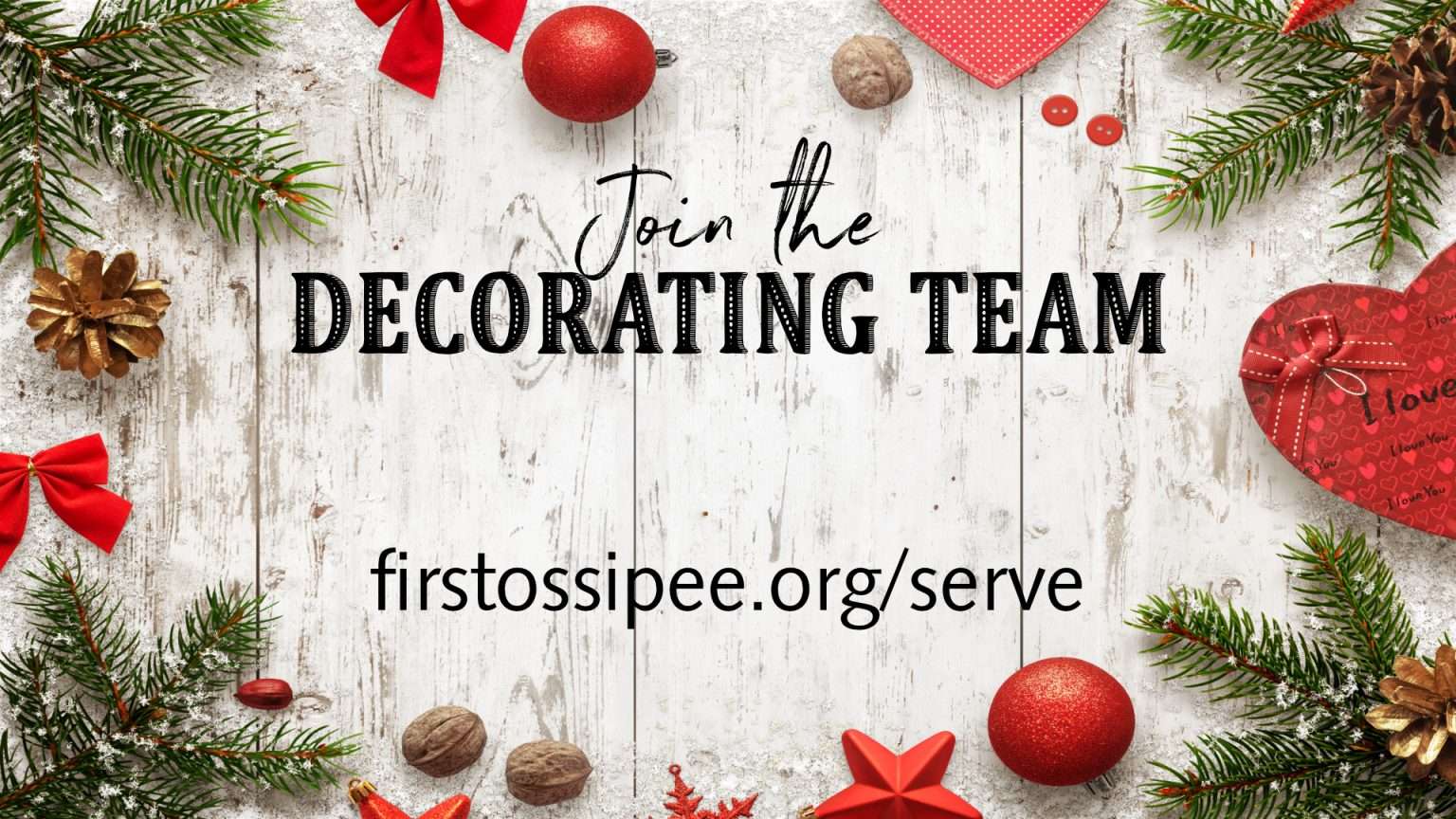 Decorating Team - First Congregational Church of Ossipee