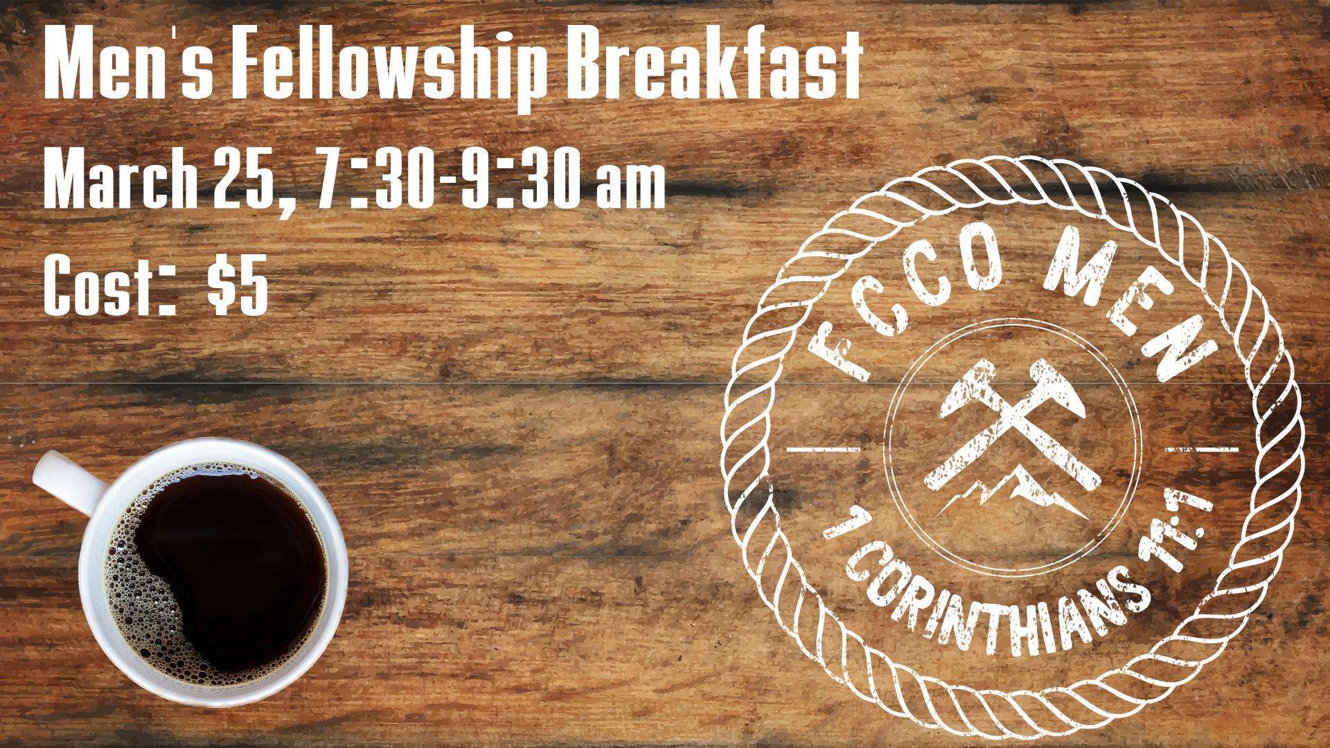 Men's Fellowship Breakfast - First Congregational Church of Ossipee